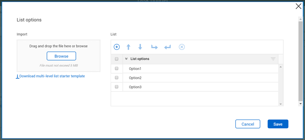 Multilevel Drop-Down Lists
